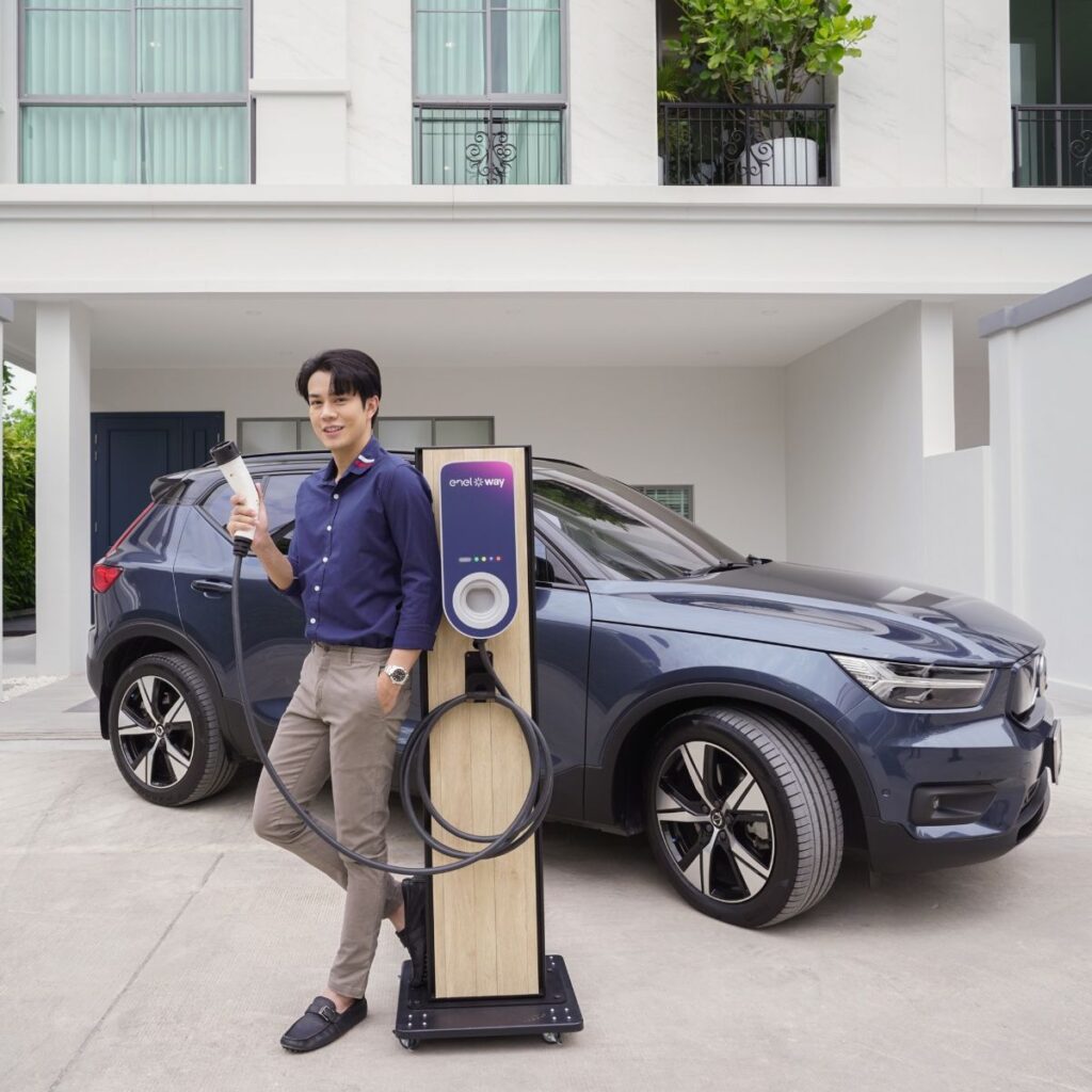 เครื่องชาร์จรถยนต์ไฟฟ้า Smart EV Charger Enel X – WAYBOX ฿39,000 baht