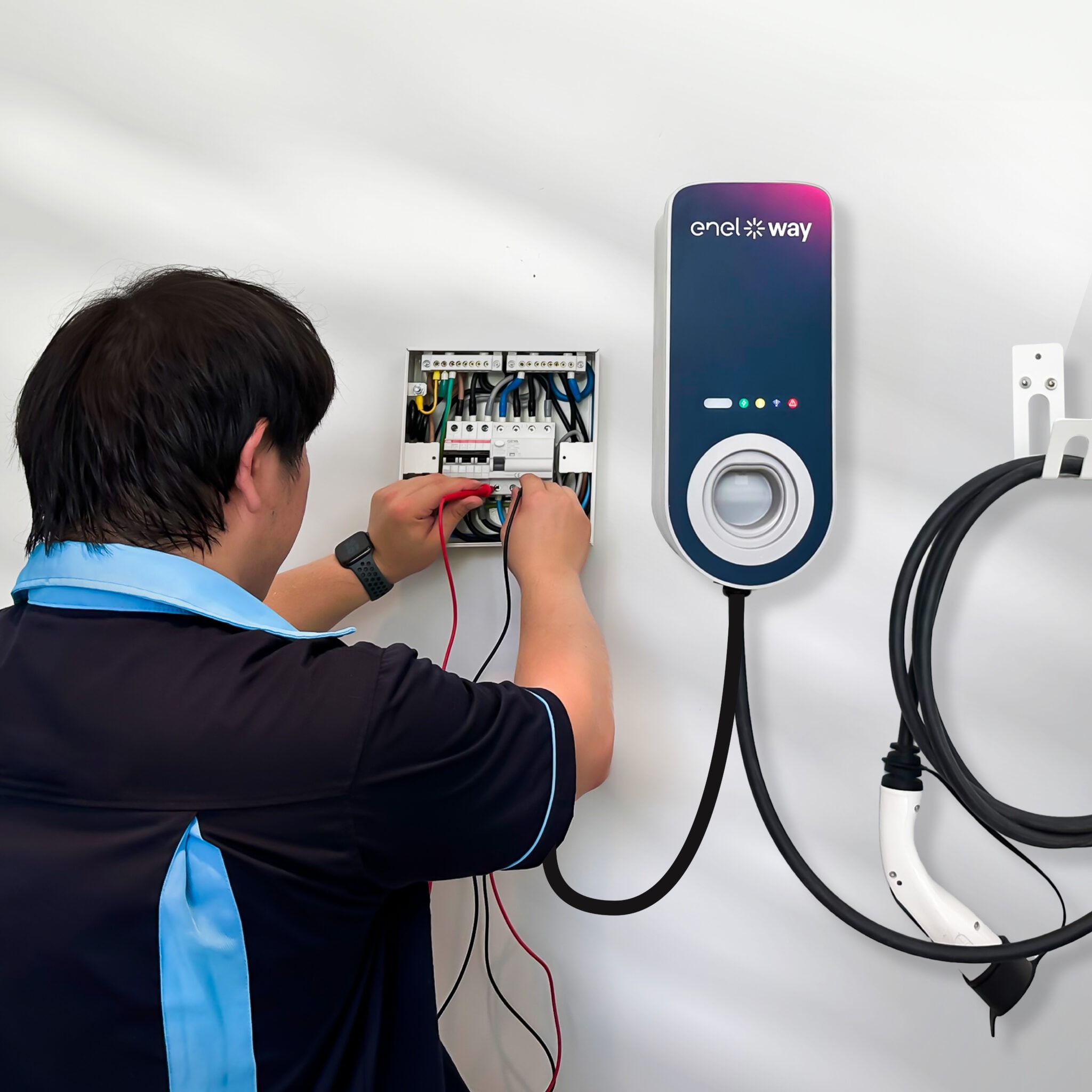 เครื่องชาร์จรถยนต์ไฟฟ้า Smart EV Charger Enel X – WAYBOX ฿39,000 baht